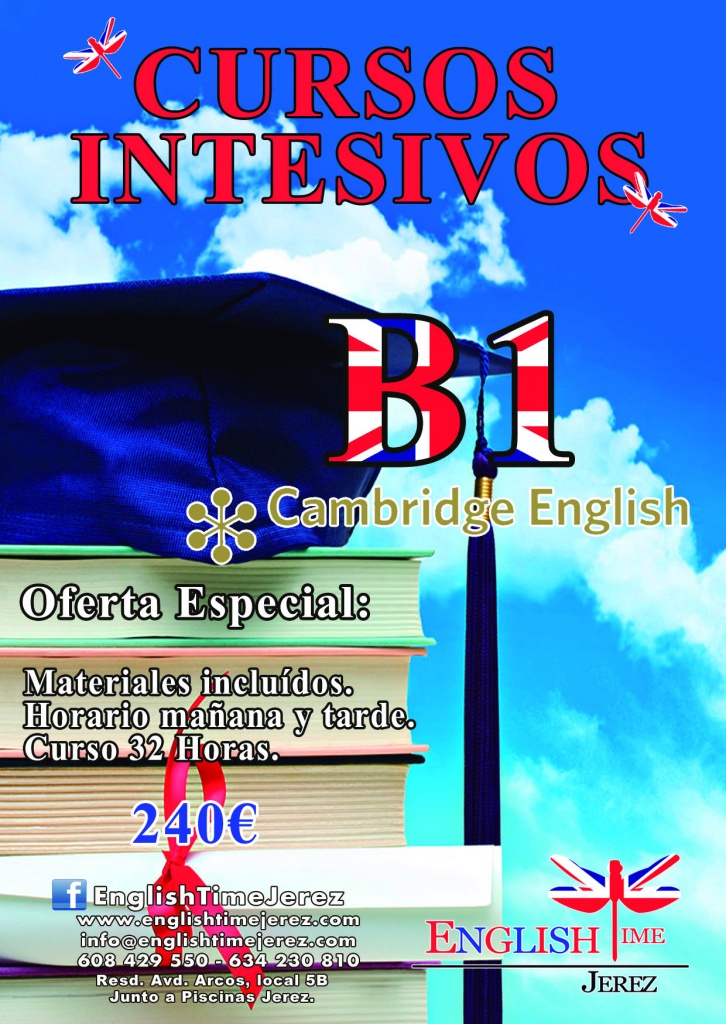 CURSO INTENSIVO B1 CAMBRIDGE – English Time Jerez
